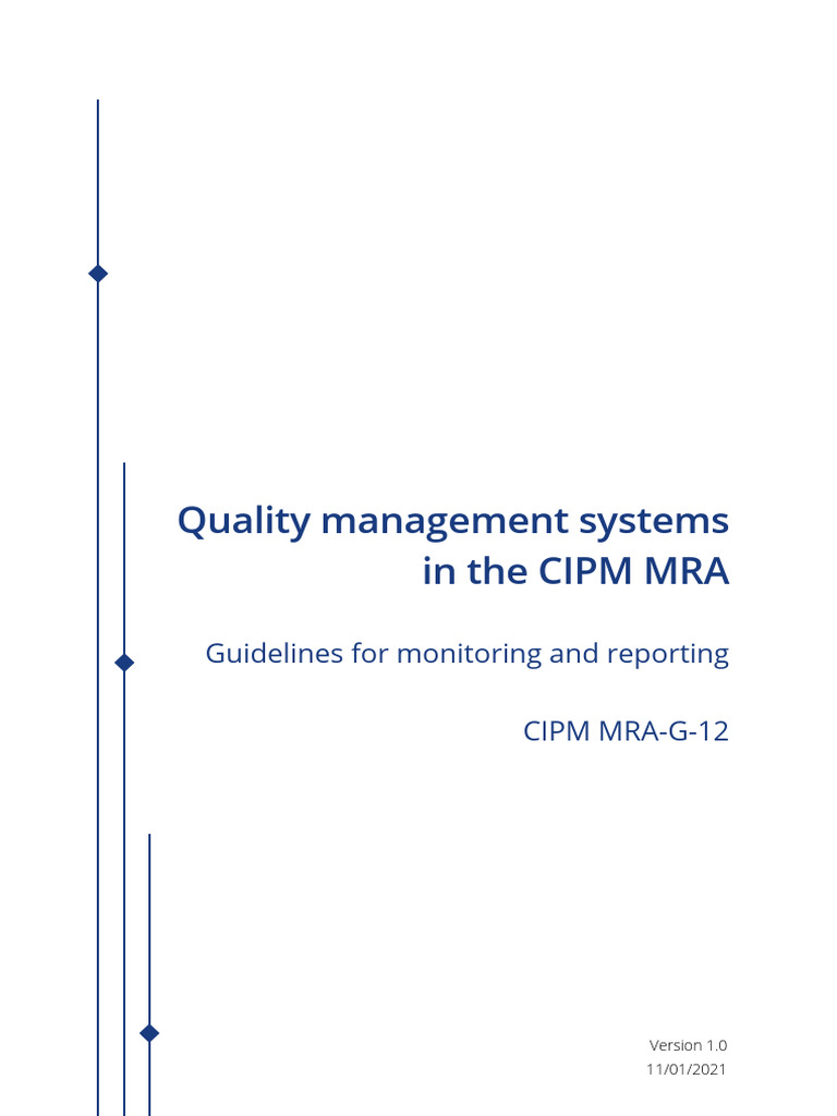 Cipm Mra G 12 | PDF | Metrology