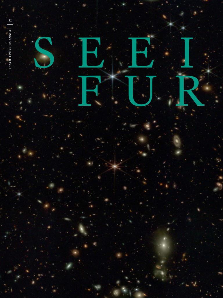 MIT's Role in JWST's First Year | PDF | Galaxy | Quasar