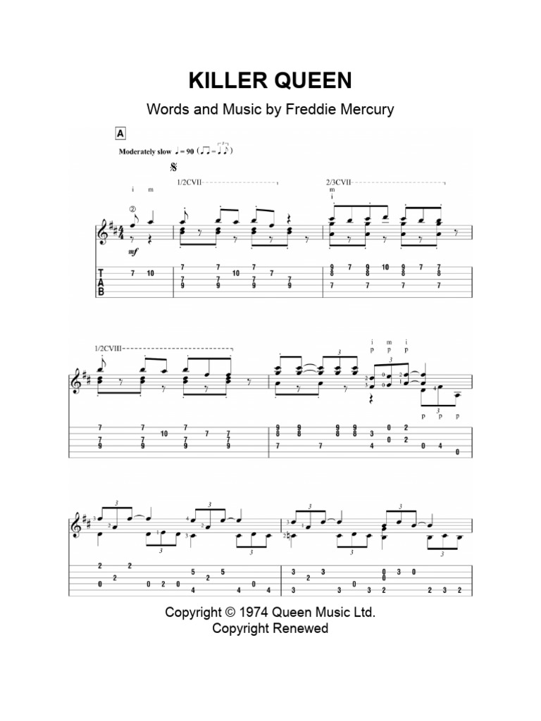 Hal Leonard - Queen For Classical Guitar 5 | PDF