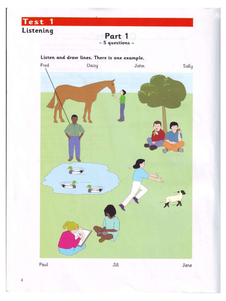 Movers 1 - Listening | PDF