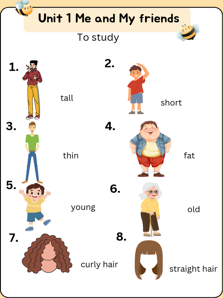 Unit 1 Me and My Friends | PDF