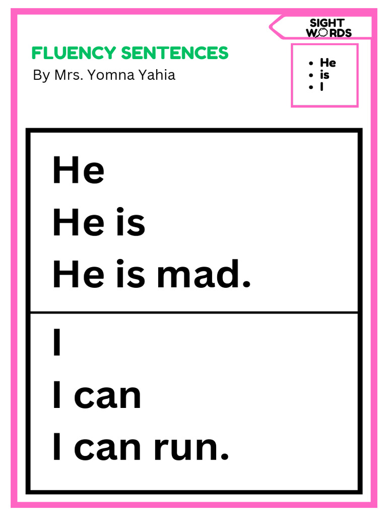 Fluency Reading CVC Sentences | PDF | Mystery, Thriller & Crime Fiction