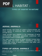 Aerial Adaptations | PDF | Habitat | Plants