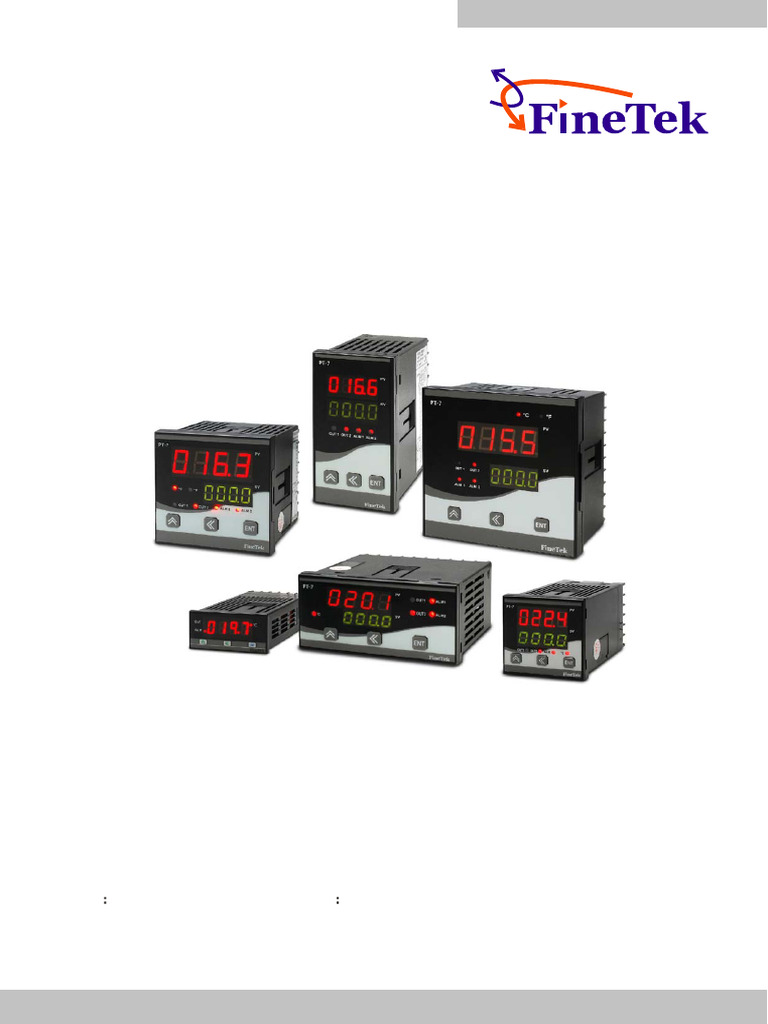 Temperature Controller Pt-76 Series Operation Instruction: Finetek Co ...