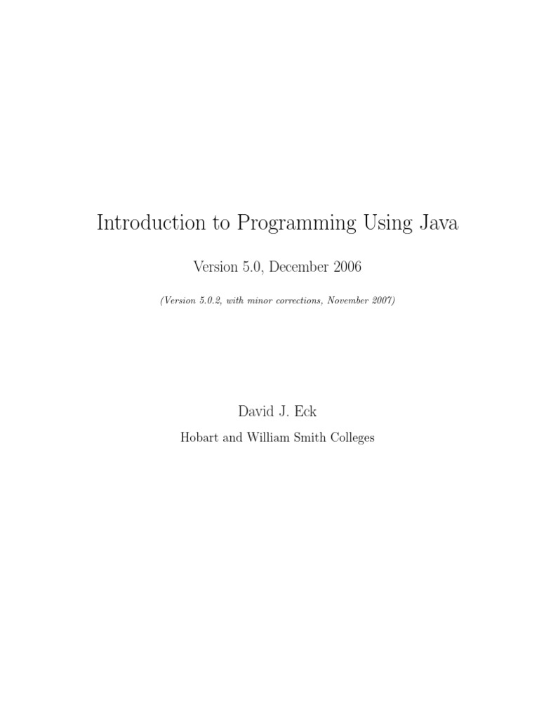 Javanotes5 1 50 | PDF | Class (Computer Programming) | Parameter ...