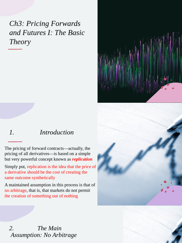 Ch3 | PDF | Arbitrage | Derivative (Finance)
