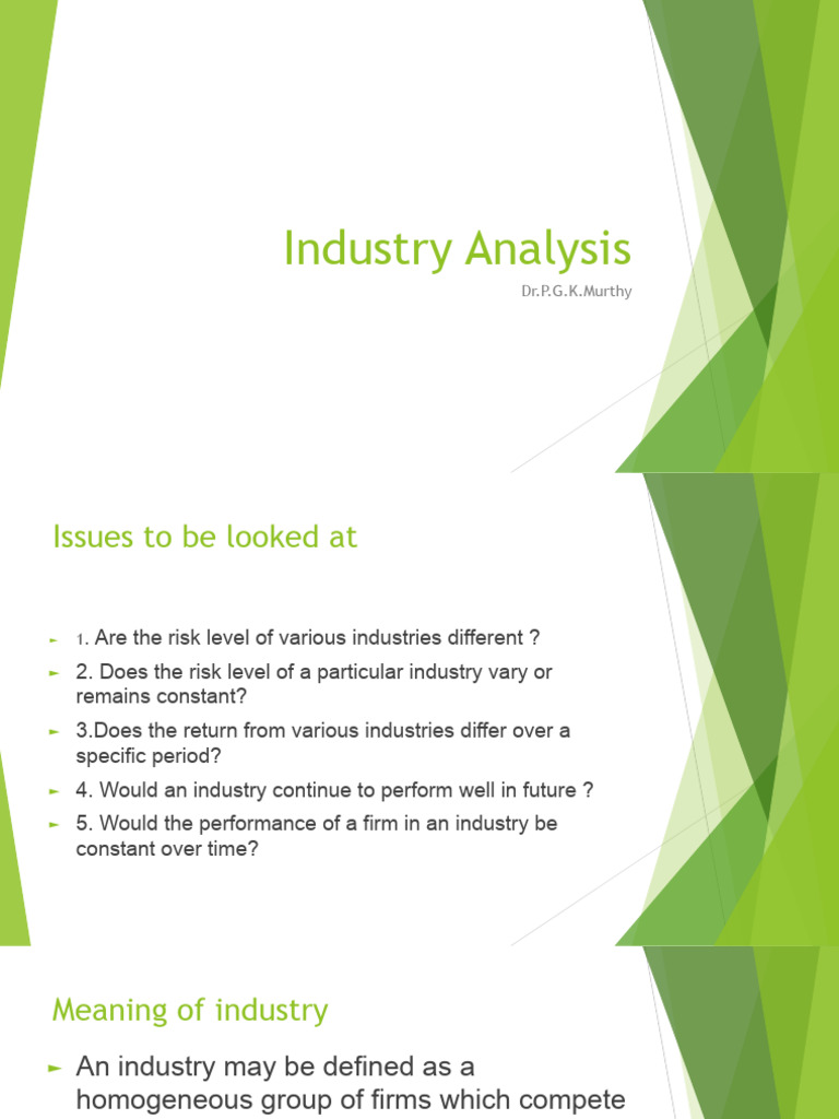Industry Analysis | PDF | Business Cycle | Leverage (Finance)