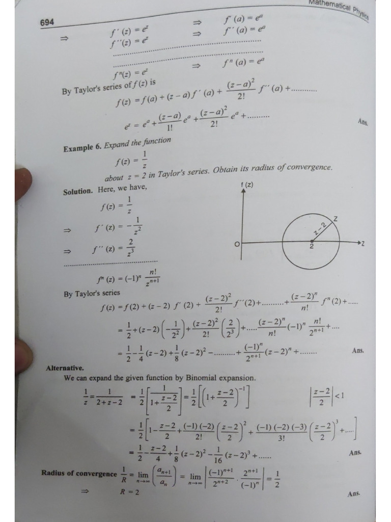 Taylor Series Examples HK Dass | PDF