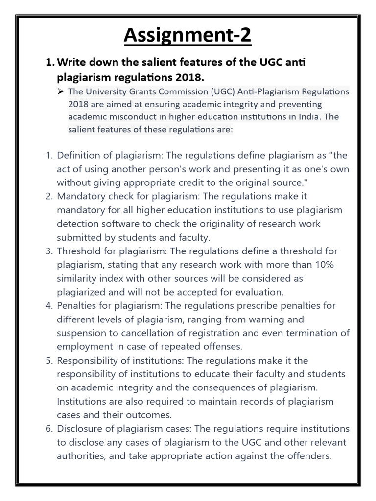 Assignment 2 | PDF | Plagiarism | Academic Integrity