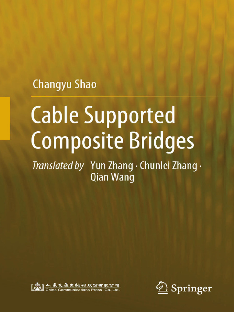 Cable Supported Composite Bridges | PDF | Bridge | Bending