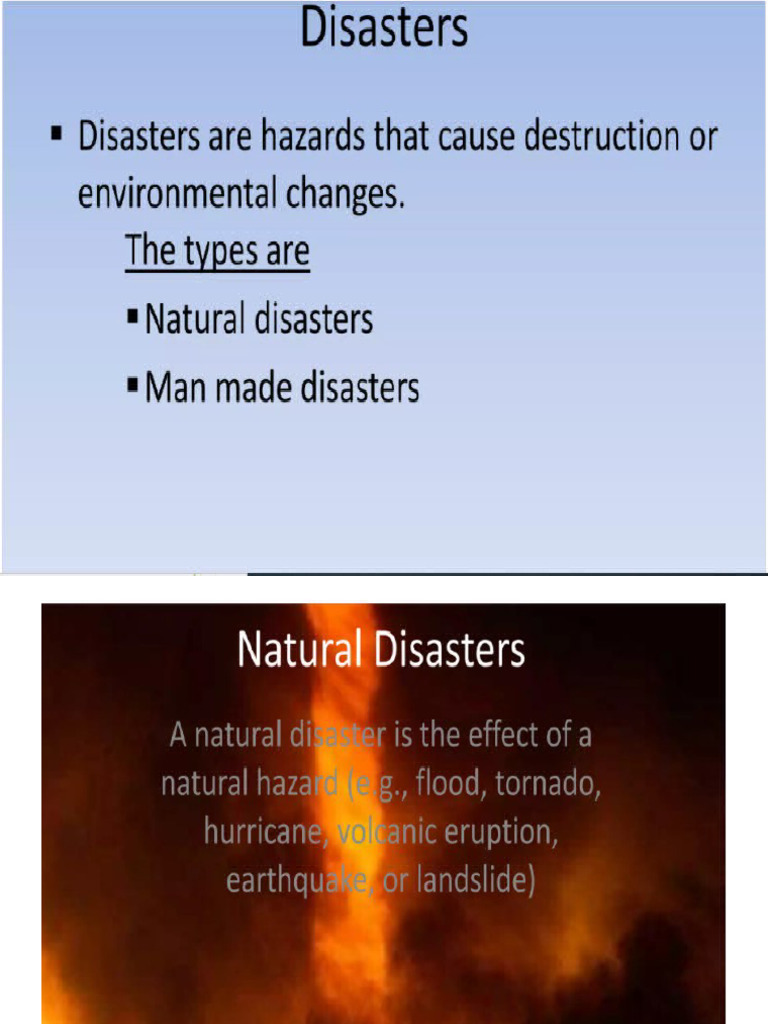 Natural Disaster | PDF