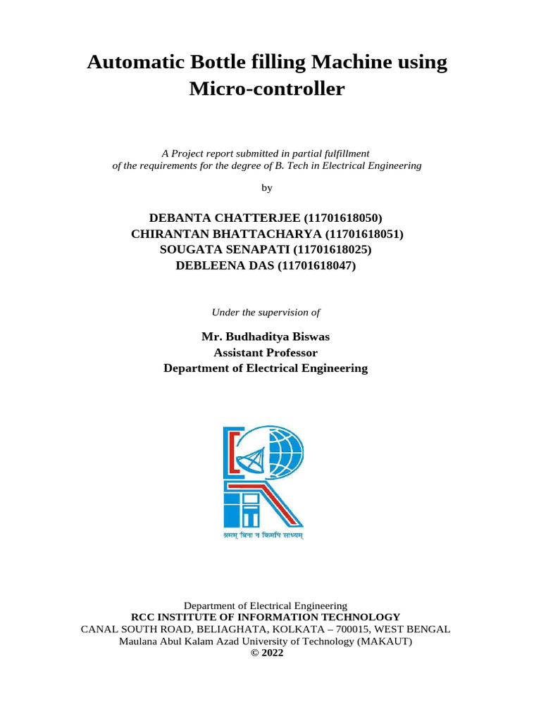 Group Project | PDF | Microcontroller | Central Processing Unit