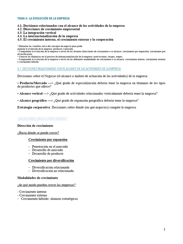 Resums Tema 4 Ade | PDF | Business | Producto (Negocio)