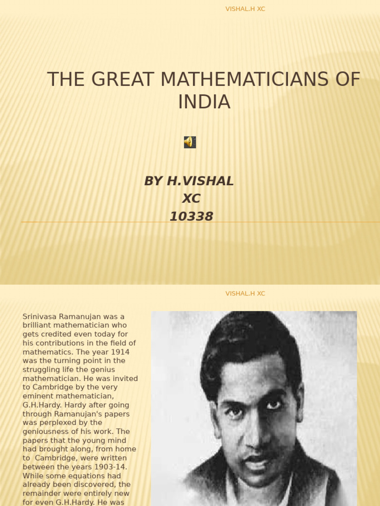 The Great Mathematicians of India | PDF | Mathematics