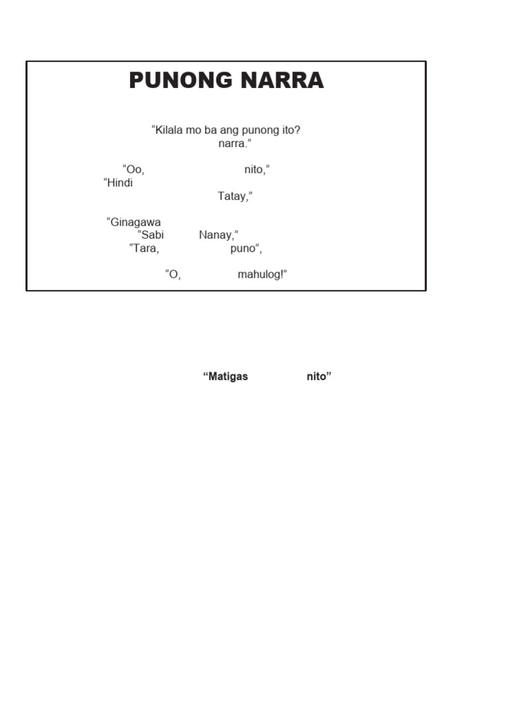 Punong Narra: Grade 2 | PDF