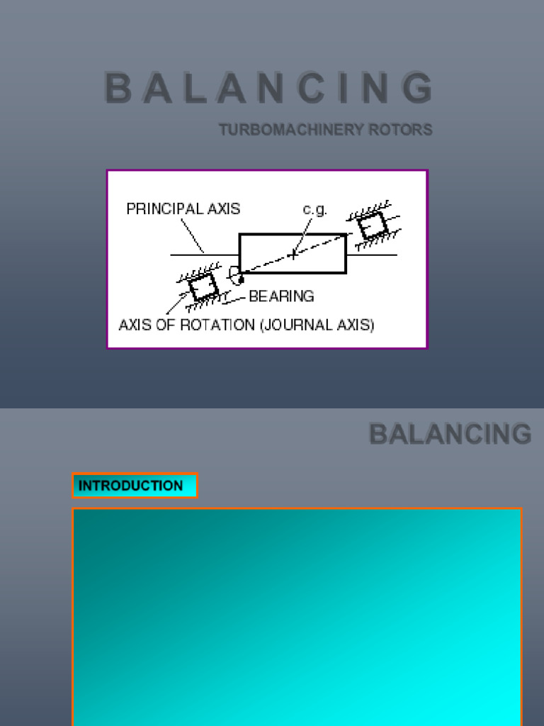 Balancing Turbomachinery Rotors | PDF | Rotation Around A Fixed Axis | Rotation
