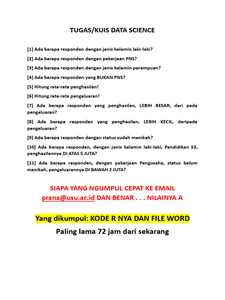 Latihan Data Besar | PDF