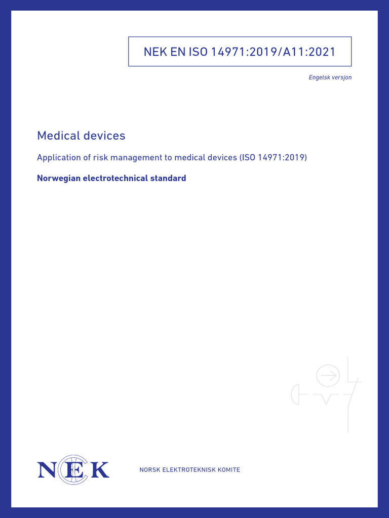 En Iso 14971 2019 A11 2021 | PDF | European Union