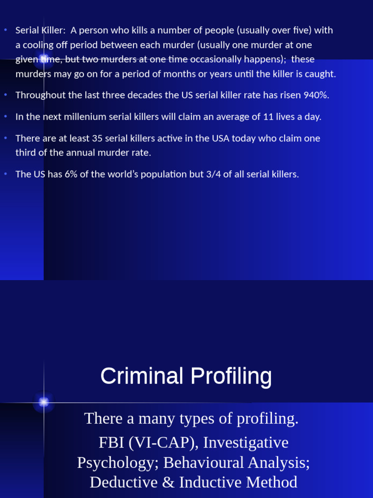 Fran Detailed Op | PDF | Offender Profiling | Psychopathy