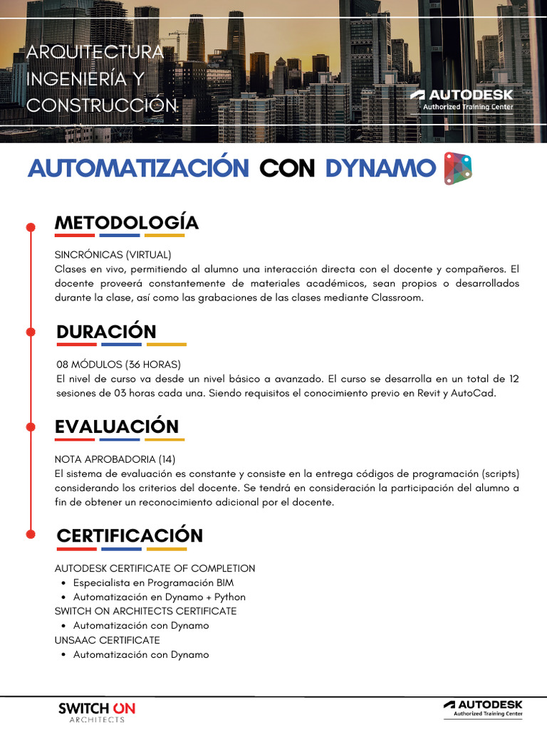 01automatización Con Dynamo | PDF | Autodesk Revit | Python (lenguaje de programación)