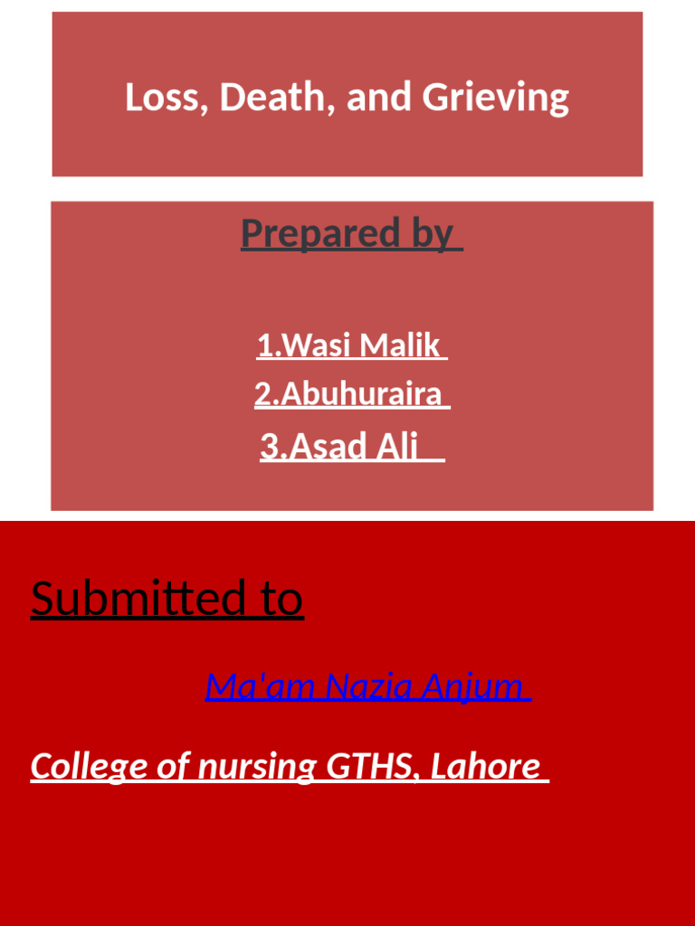 Understanding Death and Grieving | PDF | Grief | Cognitive Science