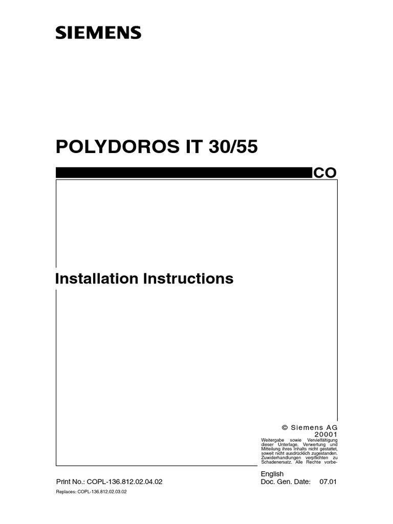 Inst_PLIT | PDF | Electrical Connector | Electric Generator