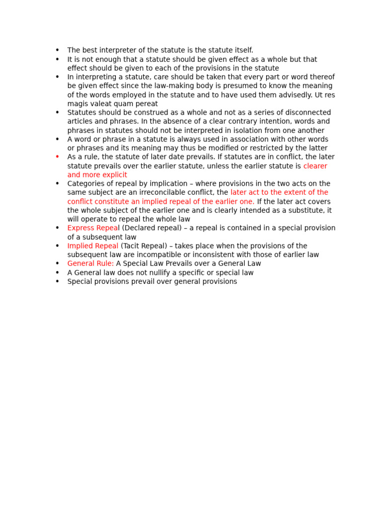 Statutory Interpretation Guide | PDF