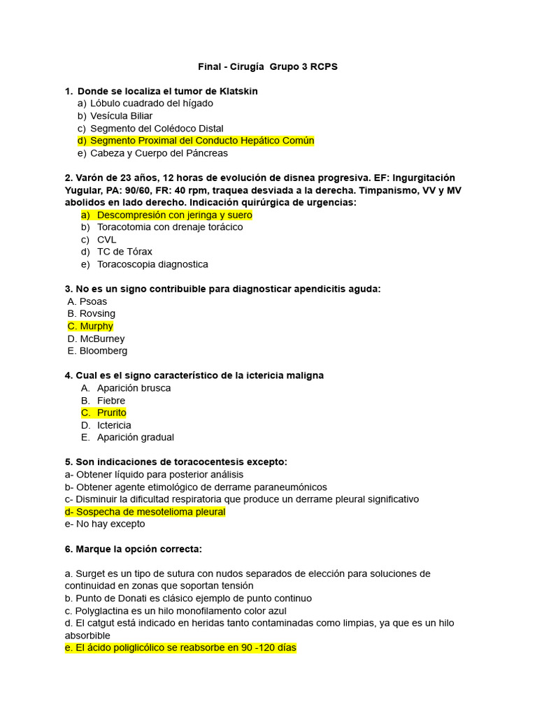 Cirugía - Segunda Rotacion Del Grupo 3 RCPS | PDF | Hemorroides | Especialidades Medicas