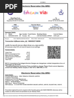 Fake Realistic IRCTC Ticket | PDF
