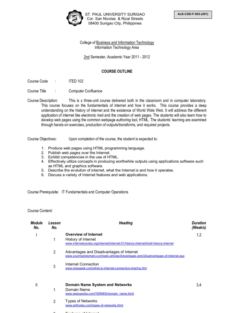 Project Outline 102 | PDF | Computers