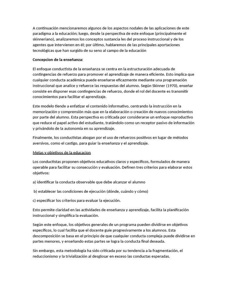 A Continuación Mencionaremos Algunos de Los Aspectos Nodales de Las Apli | PDF | Aprendizaje ...