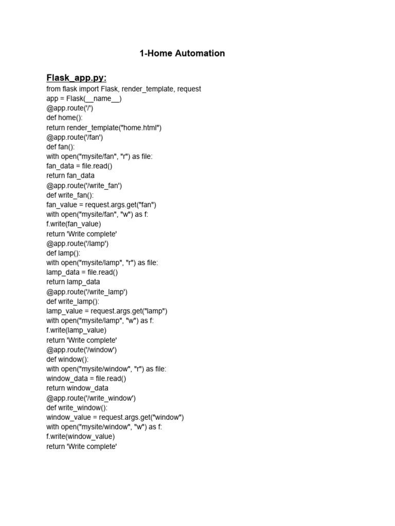 1-Home Automation | PDF | Teaching Methods & Materials | Technology & Engineering