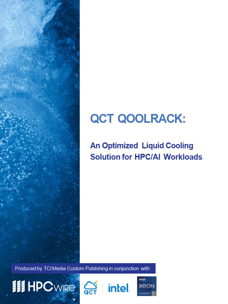 HPCW QCT QoolRack WP - FINAL Preview | PDF | Data Center | Supercomputer