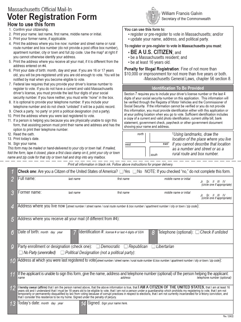 Voter-Registration English | PDF | Voter Registration | Government And ...