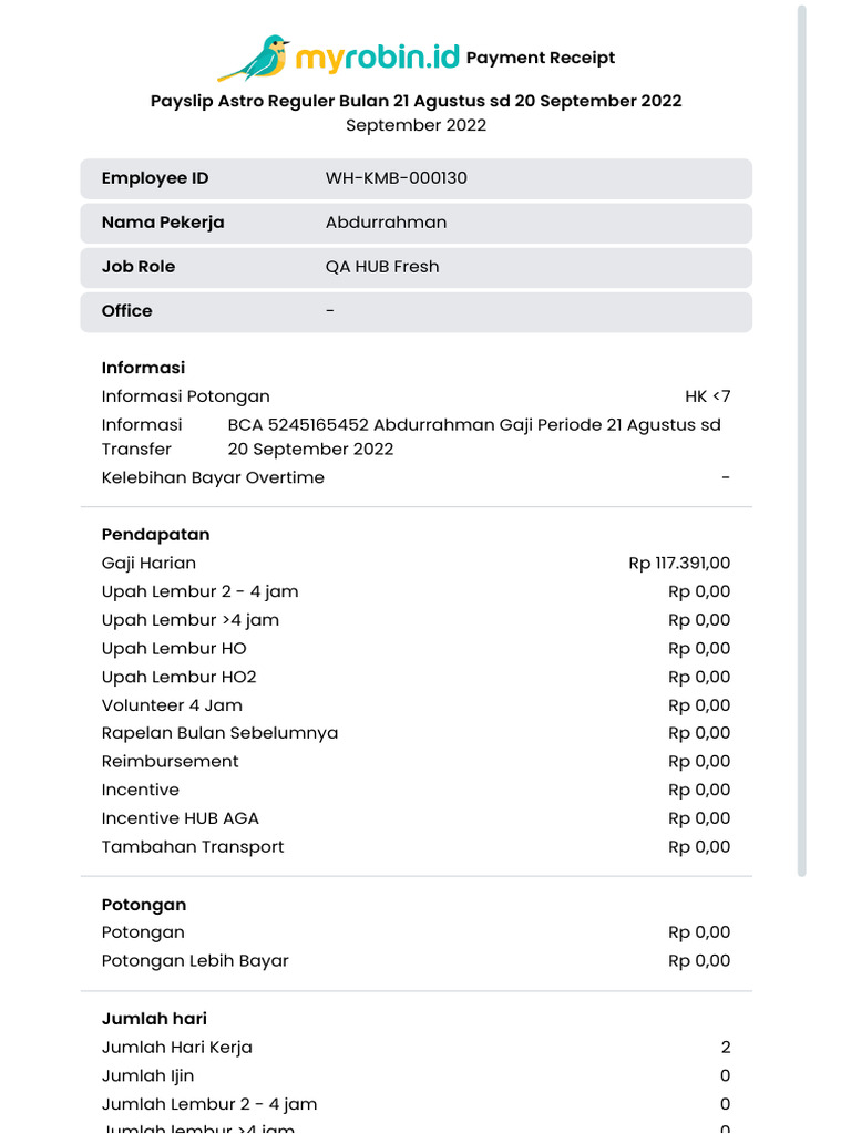 MyRobin Pencari Kerja | PDF