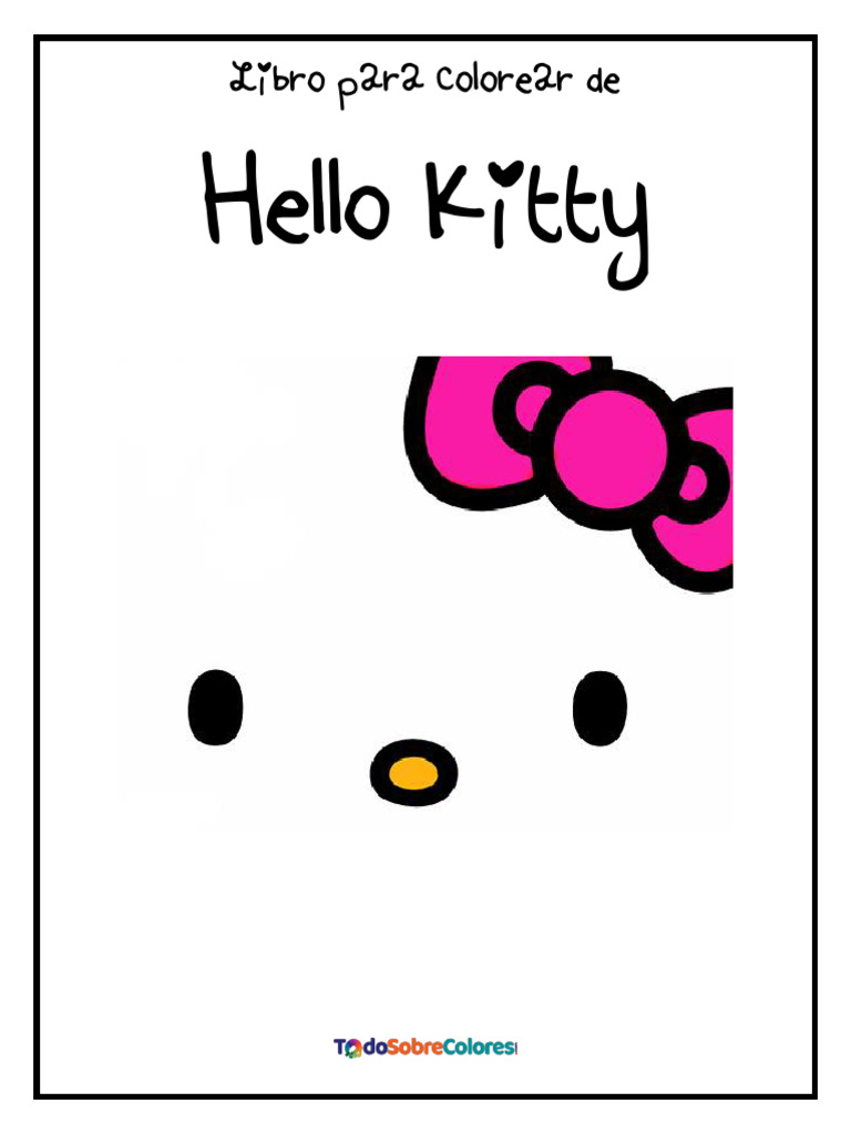 Hello Kitty: Libro para Colorear | PDF