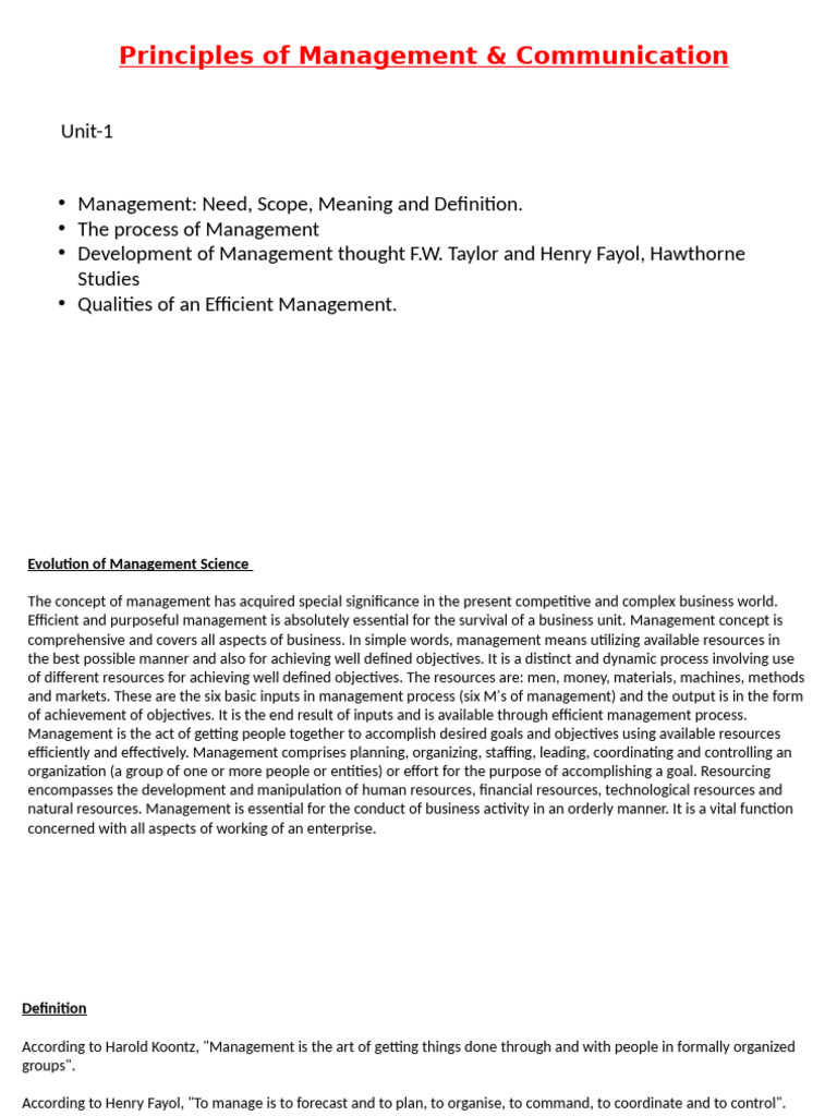 Poms Unit1 (Autosaved) | PDF | Cost Of Living | Employment