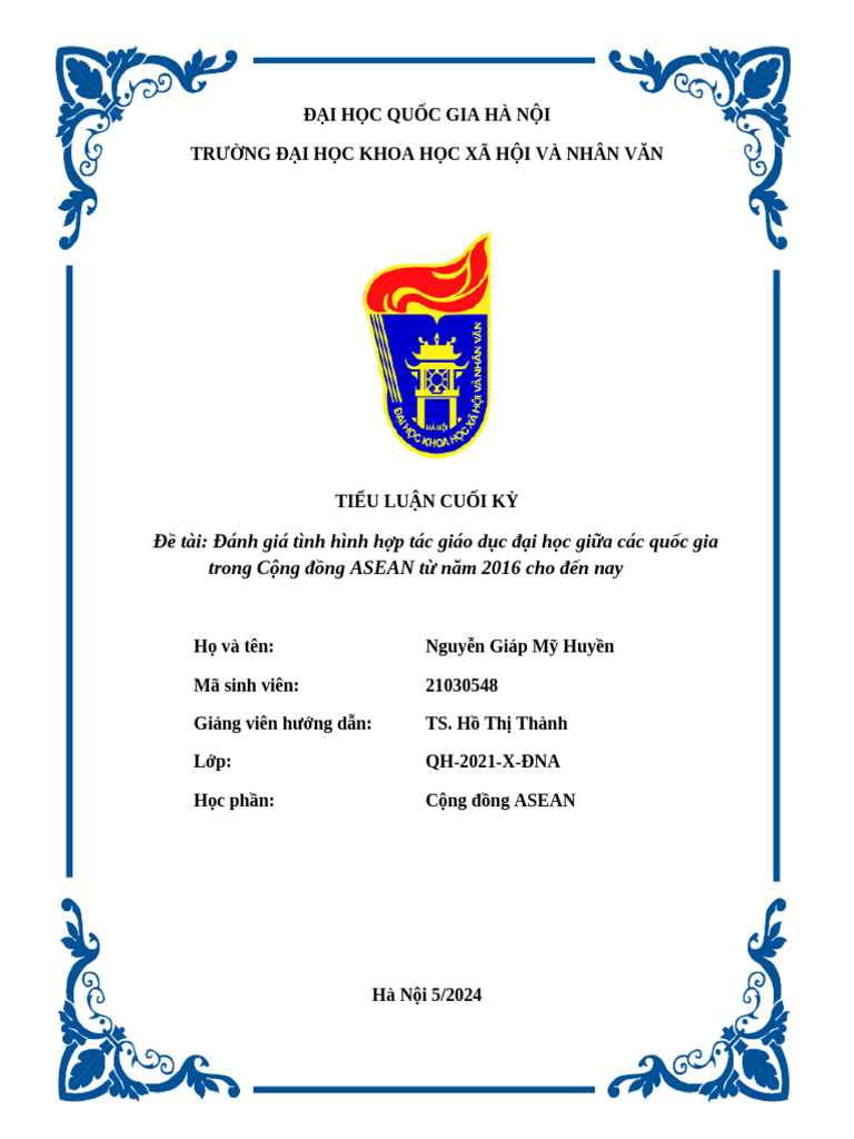 CĐ Asean Tluan | PDF