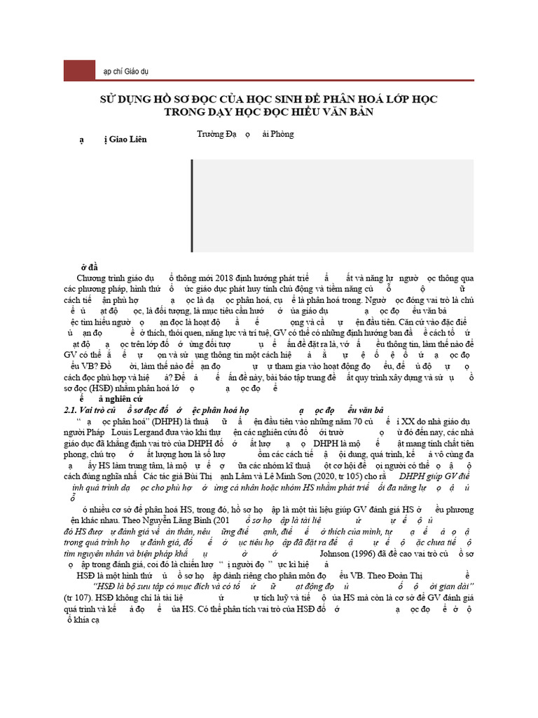 PHM TH Giao Lin | PDF