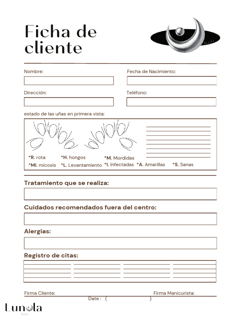 Ficha de Cliente | PDF | Derecho