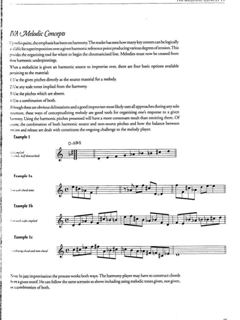 Melodic Lines | PDF