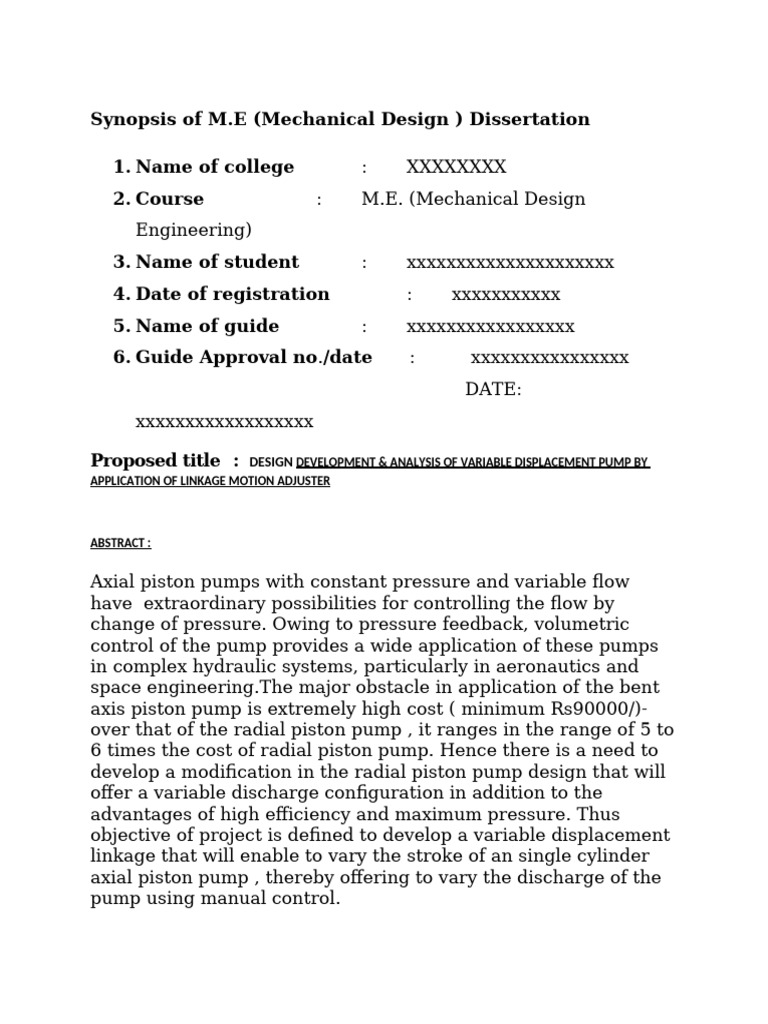 Eccentric Pivot Adjuster Pump | PDF | Pump | Chemical Engineering