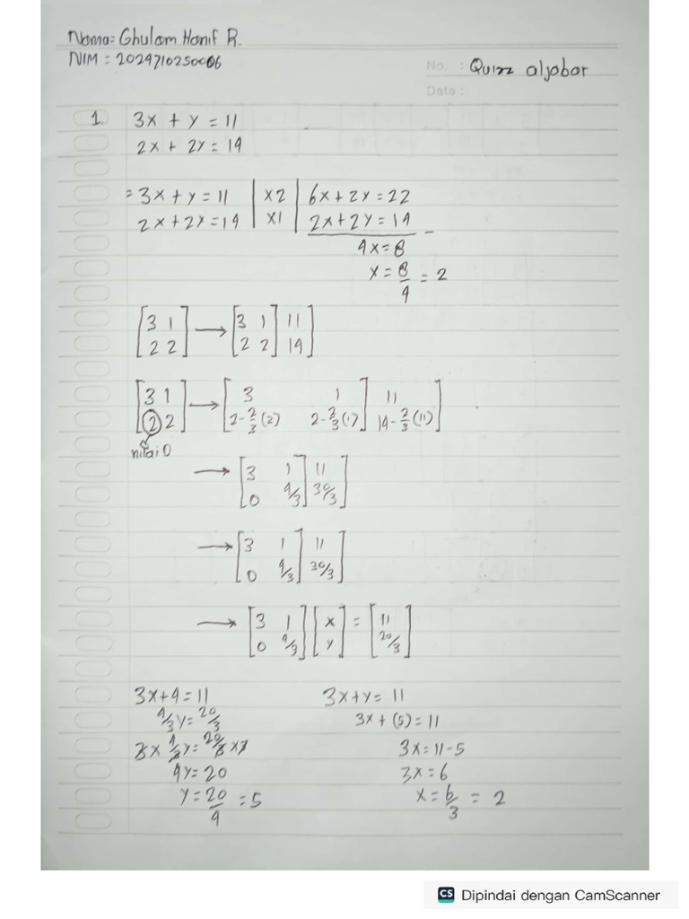 Ghulam Hanif R - 2024710250006 | PDF