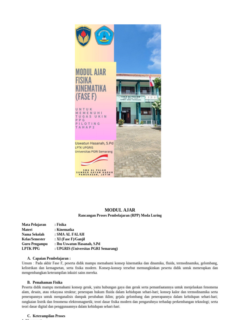 Modul Ajar PPG | PDF | Seni | Komputer