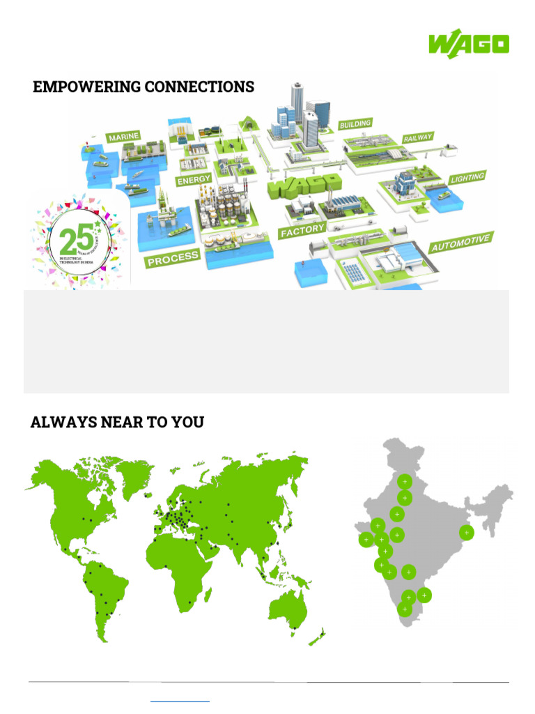 WAGO India Introduction - New | PDF | Electrical Connector | Automation