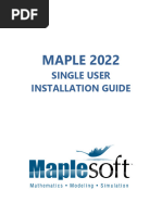 Maple 2018 | PDF | Installation (Computer Programs) | Microsoft Windows