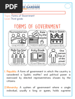 Gummy Bear Government Activity | PDF | Democracy | Political Ideologies