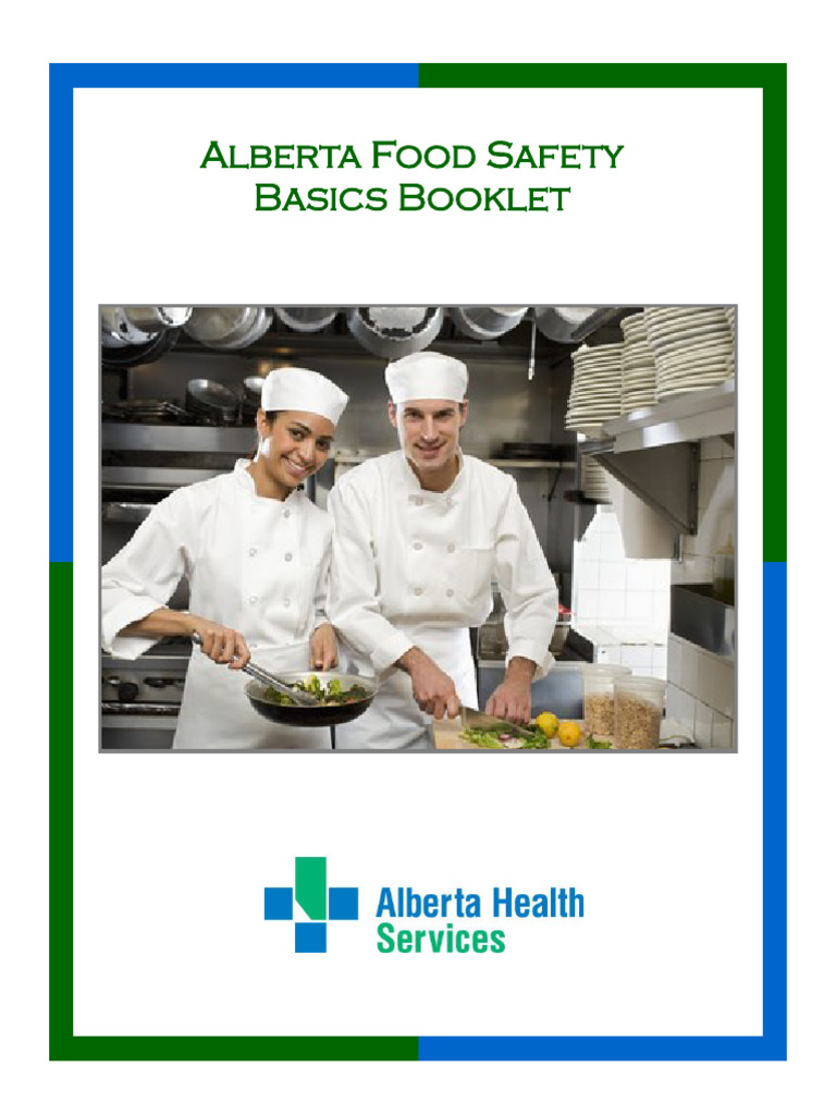 Alberta Food Safety Basics Guide | PDF | Foodborne Illness | Hand Washing