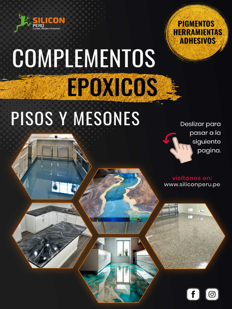Complementos Epoxicos Pisos y Mesones Siliconperu | PDF