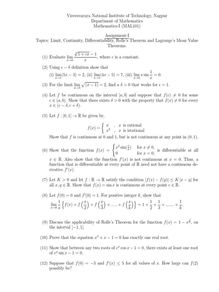 Math Assignment 1 Questions | PDF | Function (Mathematics) | Mathematical Objects